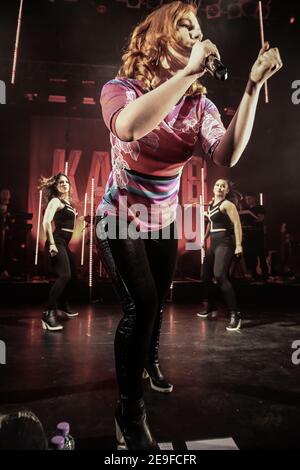 Katy B live on stage at KOKO in London Stock Photo - Alamy