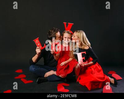 The family keeps the word LOVE love is a symbol of happiness , on the ...