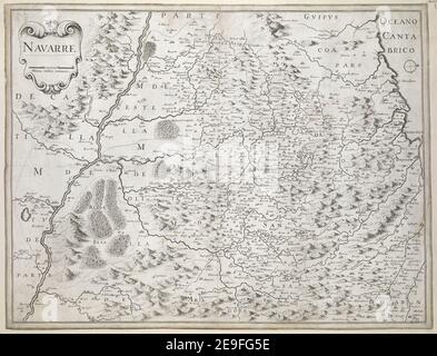 Map of Navarre Stock Photo - Alamy