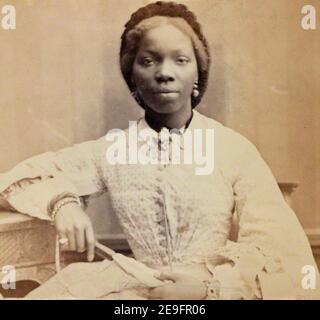 Portrait of Omoba Aina later know as Sara Forbes Bonetta and Sara ...