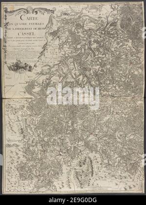 Map of Hesse Stock Photo - Alamy