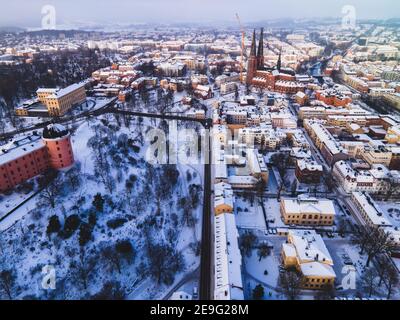 Uppsala, Sweden as seen in the Winter Stock Photo - Alamy