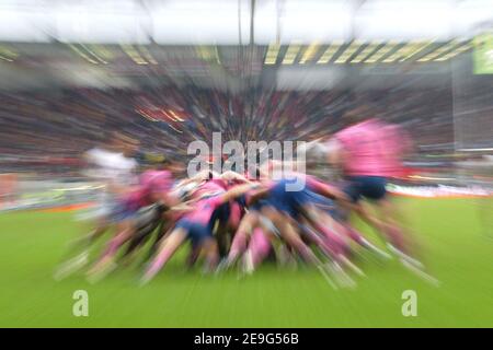 Illustration of Stade Toulousain during the Top 14 match between ...