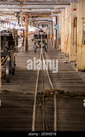 Long view inside the ropery at the Historic Dockyard / Dockyards ...