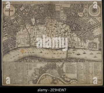 Map Of London 1667 Stock Photo - Alamy