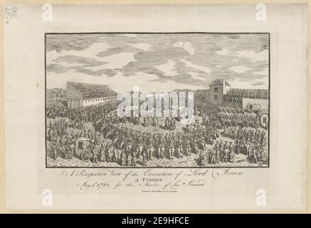 'Execution of Lord Ferrers at Tyburn', 1760, (c1876). Creator: Unknown ...