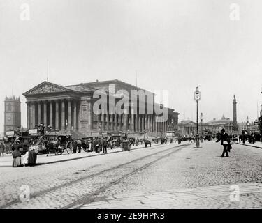 Vintage 19th century photograph: Lime Street, Liverpool Stock Photo - Alamy