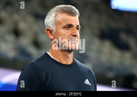 Apostolos Tsitsipas, father and coach of Stefanos Tsitsipas with his ...