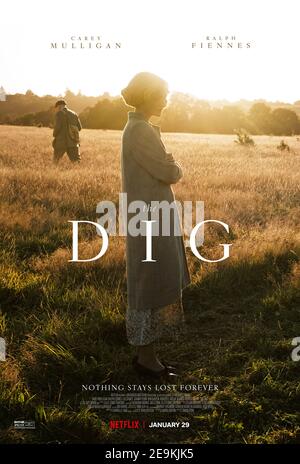 LILY JAMES in THE DIG (2021), directed by SIMON STONE. Credit: NETFLIX ...