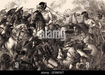 FRENCH CAVALRY CHARGE in the Napoleonic period Stock Photo - Alamy