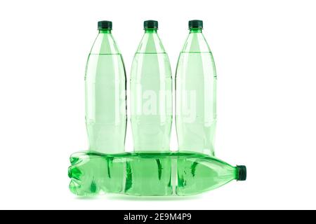 bottle of mineral water horizontally on a white background Stock Photo ...