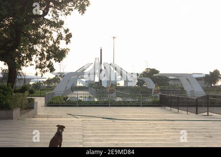 mgr memorial building in marina beach,chennai,tamilnadu,india,asia ...