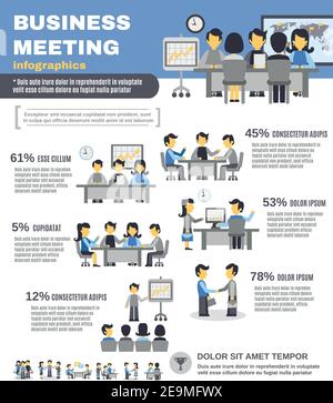 Meeting infographics set Stock Vector Image & Art - Alamy