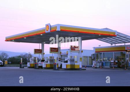 Shell filling station (Hassloch, Rhineland-Palatinate, Germany Stock ...