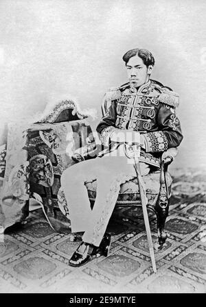 [ 1880s Japan - Emperor Meiji ] — Emperor Meiji, print from 1894. 20th ...