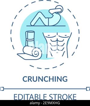 Crunching concept icon Stock Vector Image & Art - Alamy