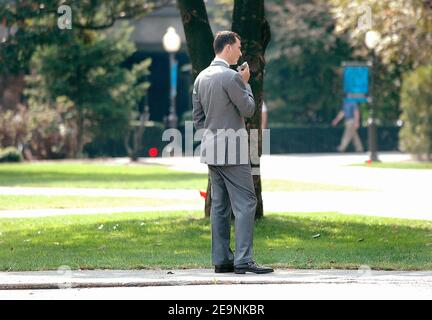 EXCLUSIVE. Crown Prince Felipe of Spain leaves Georgetown University ...