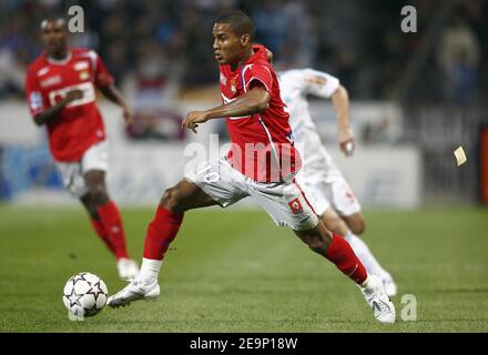 FLORENT MALOUDA FRANCE & OLYMPIQUE LYON WORLD CUP RHEIN ENERGIE STADIUM ...