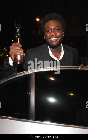 Rwanda-born singer Corneille poses during the 1st 'Cesaire de la ...