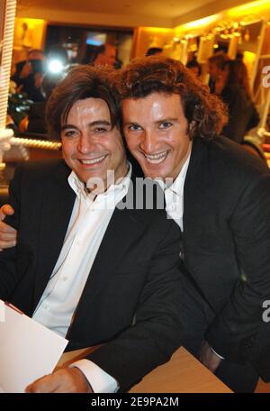 EXCLUSIVE - Star hairstylist Alexandre Zouari with his sister Celine ...