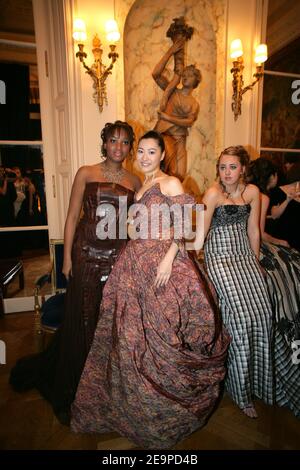 EXCLUSIVE. NO TABLOIDS. Ruriko Nakahara from Japon (wearing a Vivienne ...