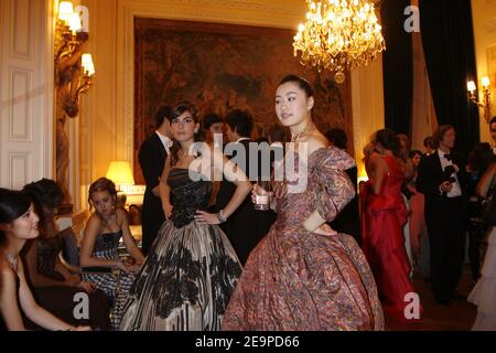 EXCLUSIVE. NO TABLOIDS. Ruriko Nakahara from Japon (wearing a Vivienne ...