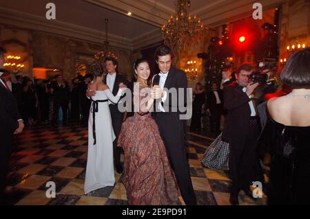 EXCLUSIVE. NO TABLOIDS. Ruriko Nakahara from Japon (wearing a Vivienne ...