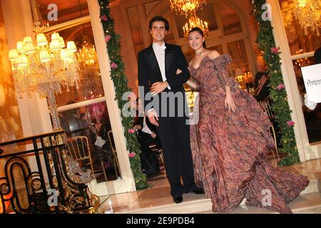 EXCLUSIVE. NO TABLOIDS. Ruriko Nakahara from Japon (wearing a Vivienne ...