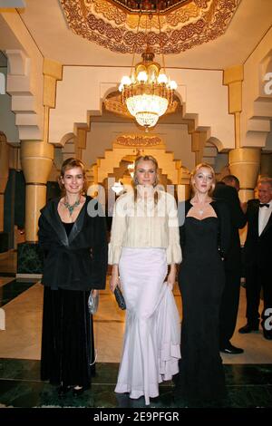 Sandrine Bonnaire (L), Diane Kruger (C) and Ludivine Sagnier arrive at ...