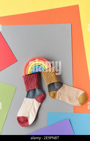 Poster for Odd Socks Day initiative against bullying by Anti-bullying alliance on November 16 ...