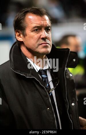 OM's coach Albert Emon during the French first league football match ...
