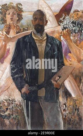 Malczewski Jacek Autoportret Stock Photo - Alamy