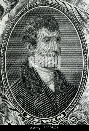 Meriwether Lewis (Engraved Portrait Stock Photo - Alamy