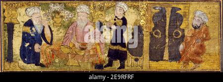 Mowbed-i Mowbedan (chief mowbed) brings food to the captive Vizier ...