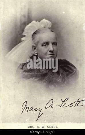 Mrs Mary A Scott by Topley Stock Photo - Alamy
