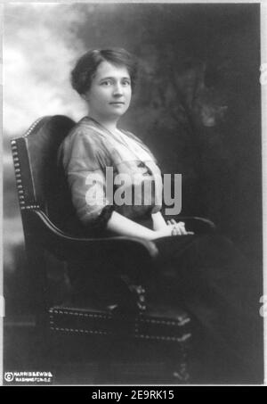 Mrs Brand Whitlock, full length portrait, seated Stock Photo - Alamy