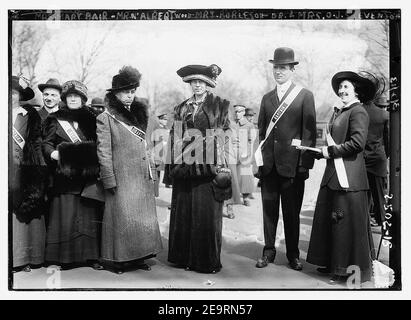 Mrs. Mary Bair, Mr. N. Albert Wood, Mrs. [Richard Coke] Burleson, Dr ...