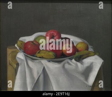 MuMA Vallotton Nature morte aux pommes Stock Photo - Alamy