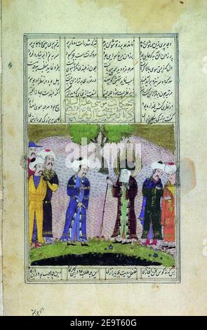 Musa with a cane in his hand Stock Photo - Alamy