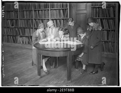 Music Room - Library - 58th St. (N.Y Stock Photo - Alamy
