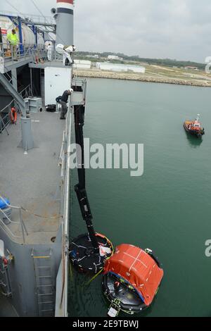 MV Cape Ray operations 140412 Stock Photo - Alamy