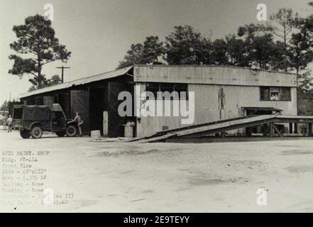 Myrtle Beach Army Airfield motor pool Stock Photo - Alamy
