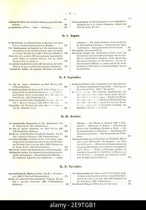 MZK 004 1859 - Inhaltsverzeichnis 4 von 4 Stock Photo - Alamy