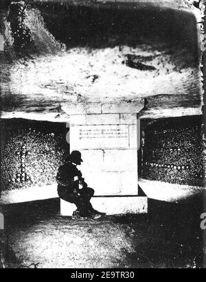 The Nadar Catacombes de Paris NPS 43 image refers to the iconic ...
