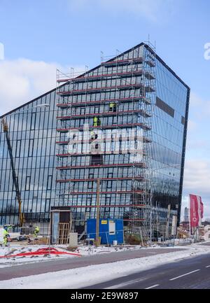 The Ventspils Science and Innovation Centre in Latvia features a modern ...