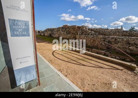 Merida, Spain - Dec 12th, 2020: Couple visiting Amphitheatre House of ...