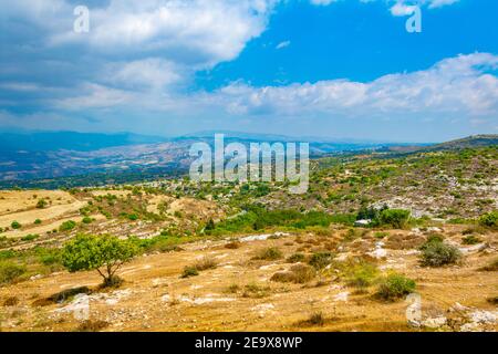 Hilly countryside of Cyprus near Akamas peninsula Stock Photo - Alamy