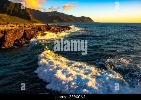 Puaena point west side hawaii Stock Photo - Alamy