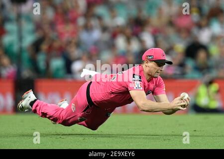 Steve O'Keefe of New South Wales is bowled by Chris Tremain of Victoria ...