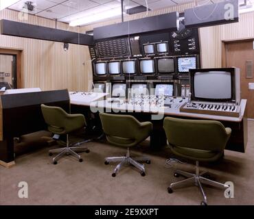 Television Studio Production Control Room Stock Photo - Alamy